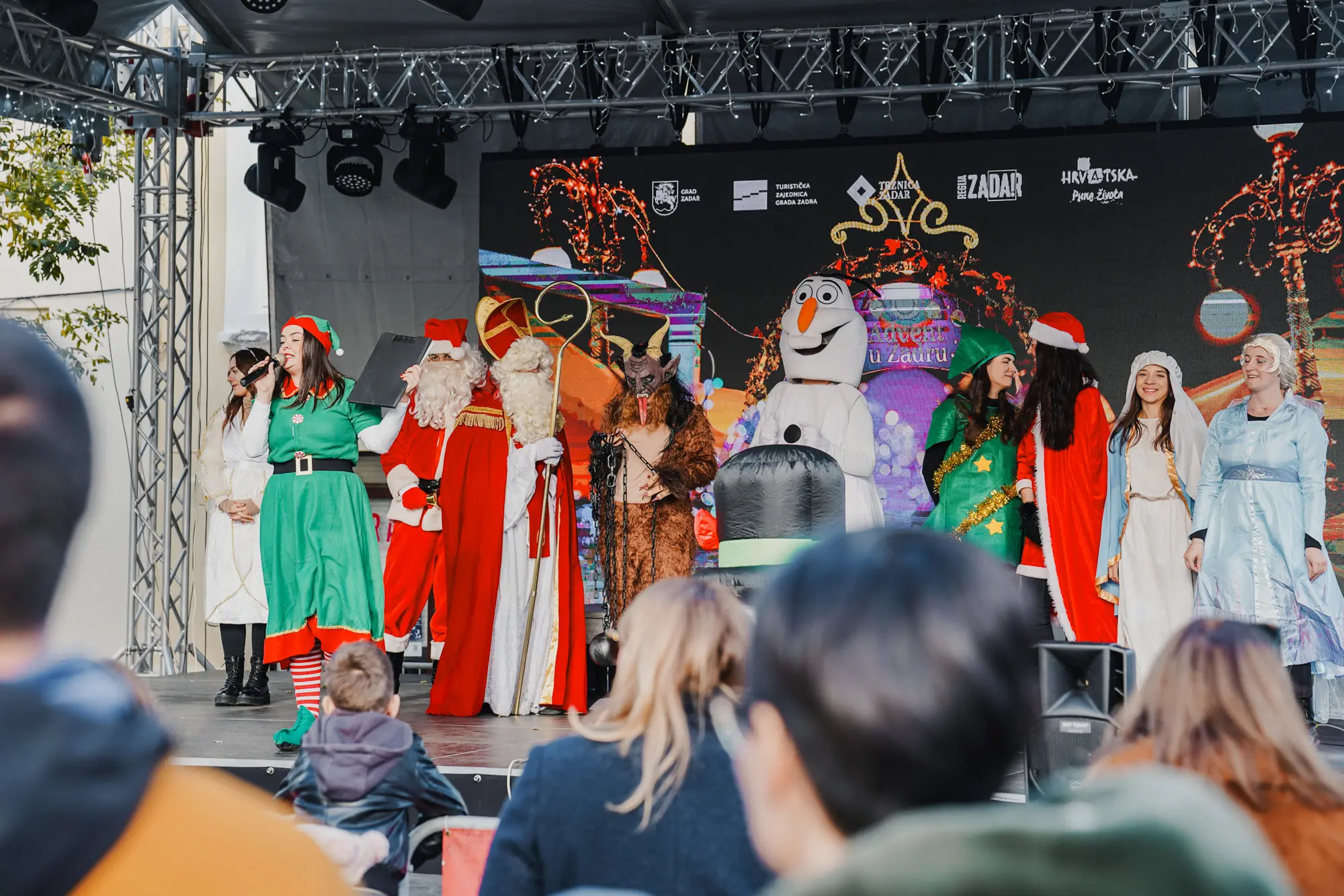 Sveti Nikola i Krampus u subotu i nedjelju na Adventu u Zadru Sveti Nikola i Krampus u subotu i nedjelju na Adventu u Zadru